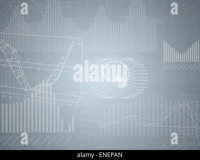 Background with graphical charts Stock Photo - Alamy
