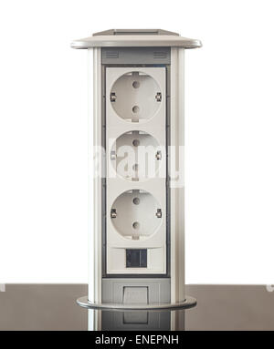 Electric power switch and plugs, switched on Stock Photo - Alamy