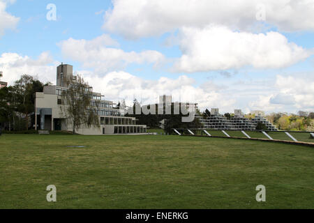 view of the UEA Ziggurats campus buildings university of east anglia ...
