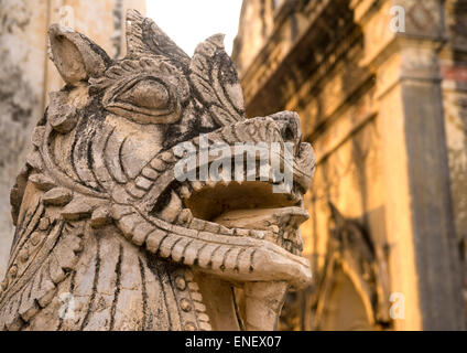 Dragon Statue In Ananda Paya, Bagan, Myanmar Stock Photo - Alamy