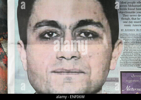British newspapers show Mohamed Atta, the terrorist leader of the Sept ...