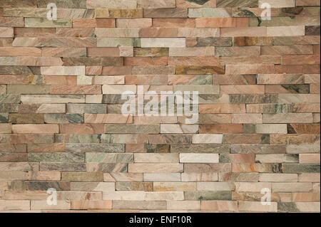 A closeup of fake brick wall background Stock Photo - Alamy