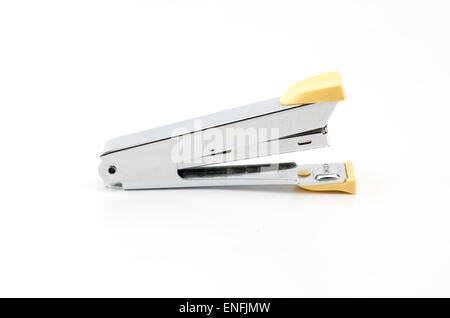 stapled paper isolated on white background Stock Photo - Alamy