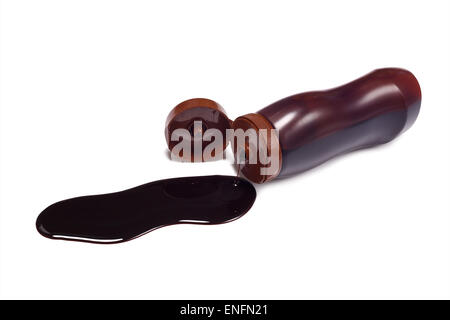 chocolate splash drop liquid mucky white background Stock Photo - Alamy