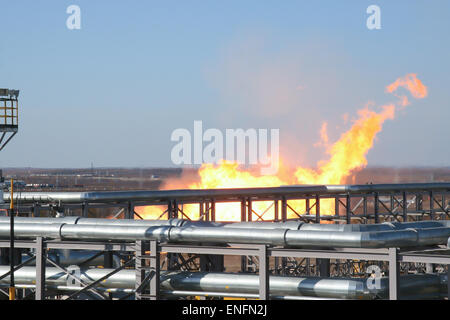 Gas and oil pipes escape Stock Photo - Alamy