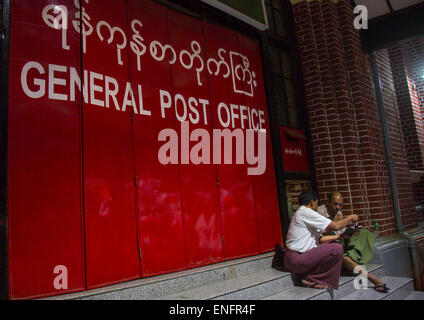 General Post Office, Yangon, Myanmar Stock Photo - Alamy
