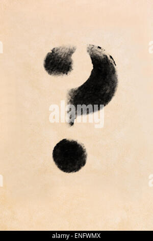 Hand lettering, modern calligraphy alphabet in black on a white paper ...