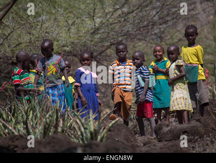 Children In A Local School, Baringo County, Baringo, Kenya Stock Photo ...