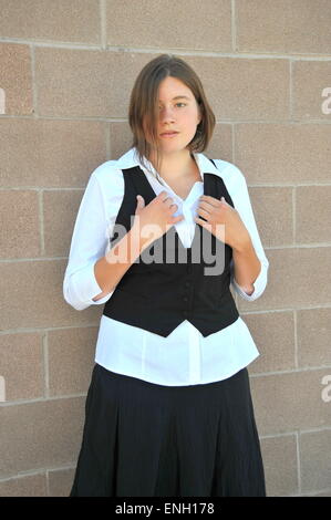 Female nanny expressions outside Stock Photo - Alamy
