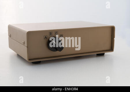 Old computer printer cable Stock Photo - Alamy