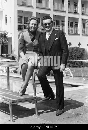 British musician Ronnie Ronalde pictured outside his hotel in St Martin ...