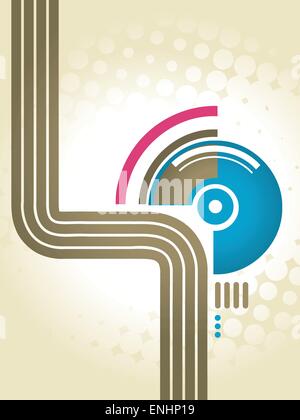 Construction futuristic concept vector artistic template copy space ...