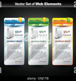 web product display banner designs Stock Vector Image & Art - Alamy