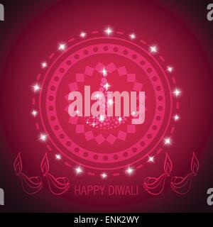 stylish diwali diya vector design Stock Vector Image & Art - Alamy