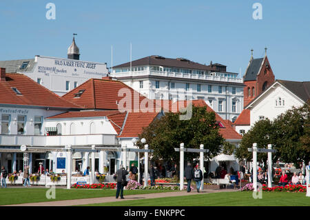 town centre, Norderney, North Sea island, Ostfriesland, Lower Saxony ...