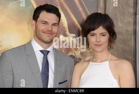 Josh Helman and Jennifer Allcott at the Los Angeles premiere of 'Mad ...