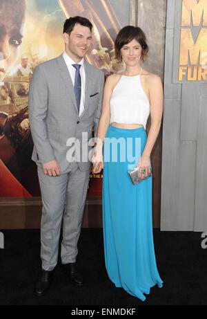 Josh Helman and Jennifer Allcott at the Los Angeles premiere of 'Mad ...