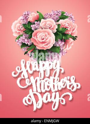 happy mothers day card Stock Vector Image & Art - Alamy