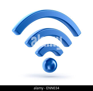 Wifi icon isolated on 3d brown round button abstract illustration Stock ...