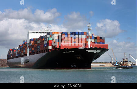 Container ship APL Raffles pictured in Southampton Docks Container Port ...