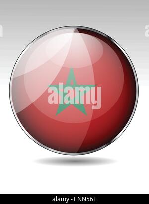 Isolated flag of Morocco Stock Vector Image & Art - Alamy