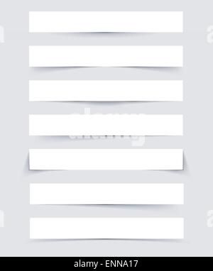 Blank Text Box Shadows Stock Vector Image & Art - Alamy