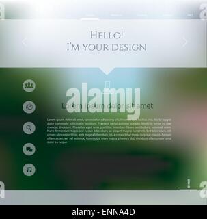 Blurred web design template Stock Vector Image & Art - Alamy