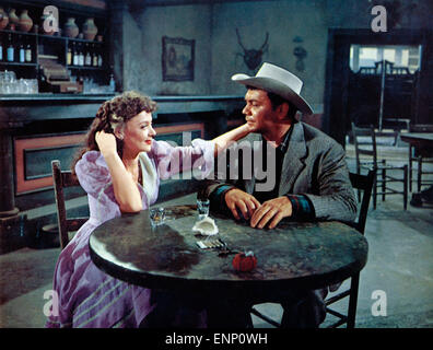 Ernest Borgnine Film The Badlanders (1958) Characters: John McBain ...