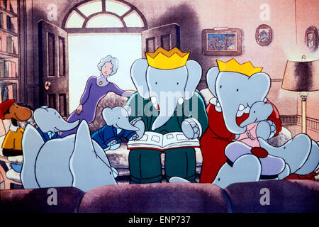 BABAR: THE MOVIE, Animation, 1989 Stock Photo - Alamy