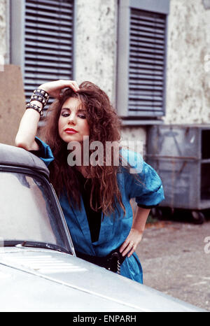 Lee Aaron, kanadische Heavy Metal- und Hardrocksängerin, bei einem ...