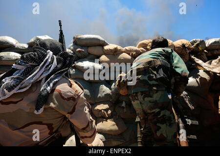 Shingal, Iraq. 7th May, 2015. Commander of the Peshmerga 12th Battalion ...