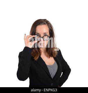 Nerd math teacher Stock Photo - Alamy