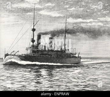 A photograph of the United States Navy cruiser USS Concord, showcasing ...