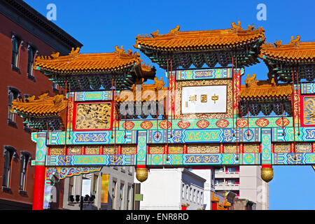 The Friendship Archway at Chinatown in Washington DC Stock Photo - Alamy