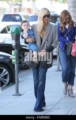Rachel Zoe and their sons Skyler and Kaius Berman out in Beverly Hills ...