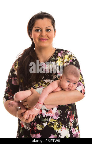Loving mother embracing her baby girl Stock Photo - Alamy