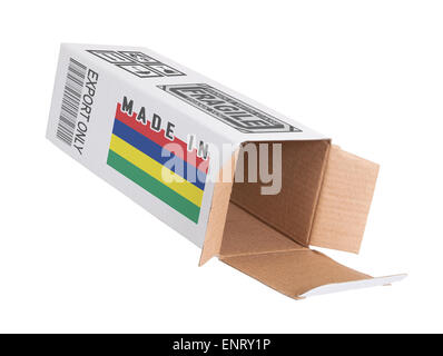 Concept of export - Product of Mauritius Stock Photo - Alamy