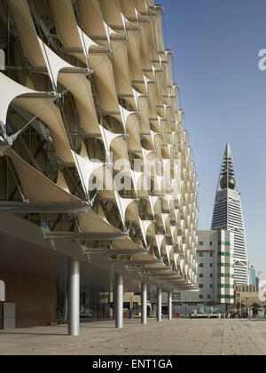Facade of King Fahad National Library in Riyadh, Saudi Arabia Stock ...