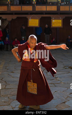 Dancing Monk, Nepal Stock Photo - Alamy