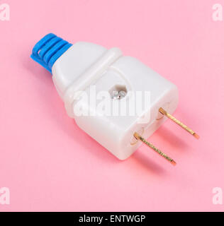 American Outlet Plug on pink background Stock Photo - Alamy