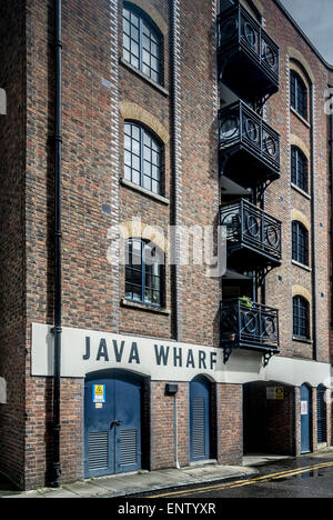 Java Wharf building, Shad Thames, Bermondsey, London Stock Photo ...