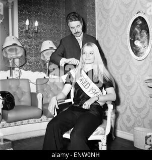 Newly crowned Miss World Eva Rueber Staier, in the salon at the ...