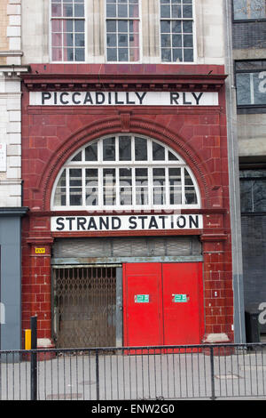 The Strand disused London Underground Station Stock Photo - Alamy