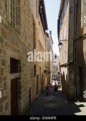 The historical town of Figeac in the Lot region of France is famous for ...