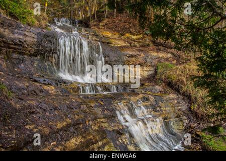 Alger Falls; Munising, Michigan Stock Photo - Alamy