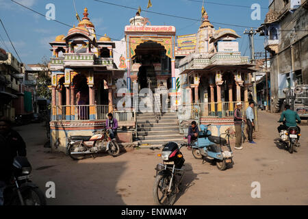 Bundi is a city in the Hadoti region of Rajasthan, India. Street of old ...