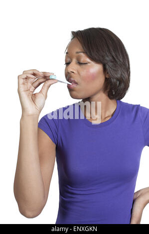 A Minority Person With Fever Stock Photo - Alamy