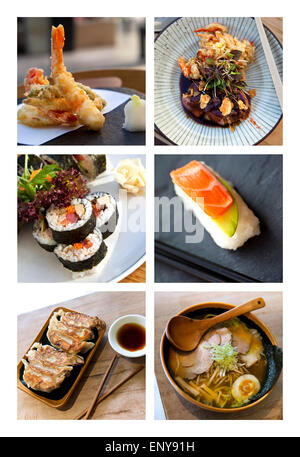 Japanese Food. Various dishes of Japan Stock Photo - Alamy