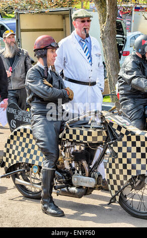 George Shuttleworth Speed Demon Motorbike at Mallory Park in 2011 Stock ...