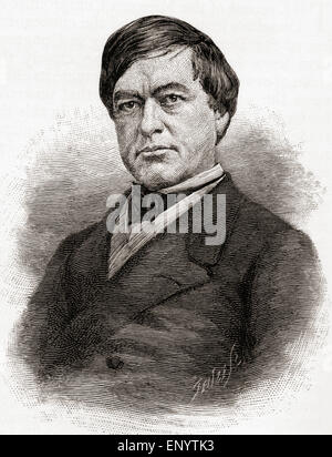 CASSIUS MARCELLUS CLAY (1810-1903) American abolitionist and Stock ...